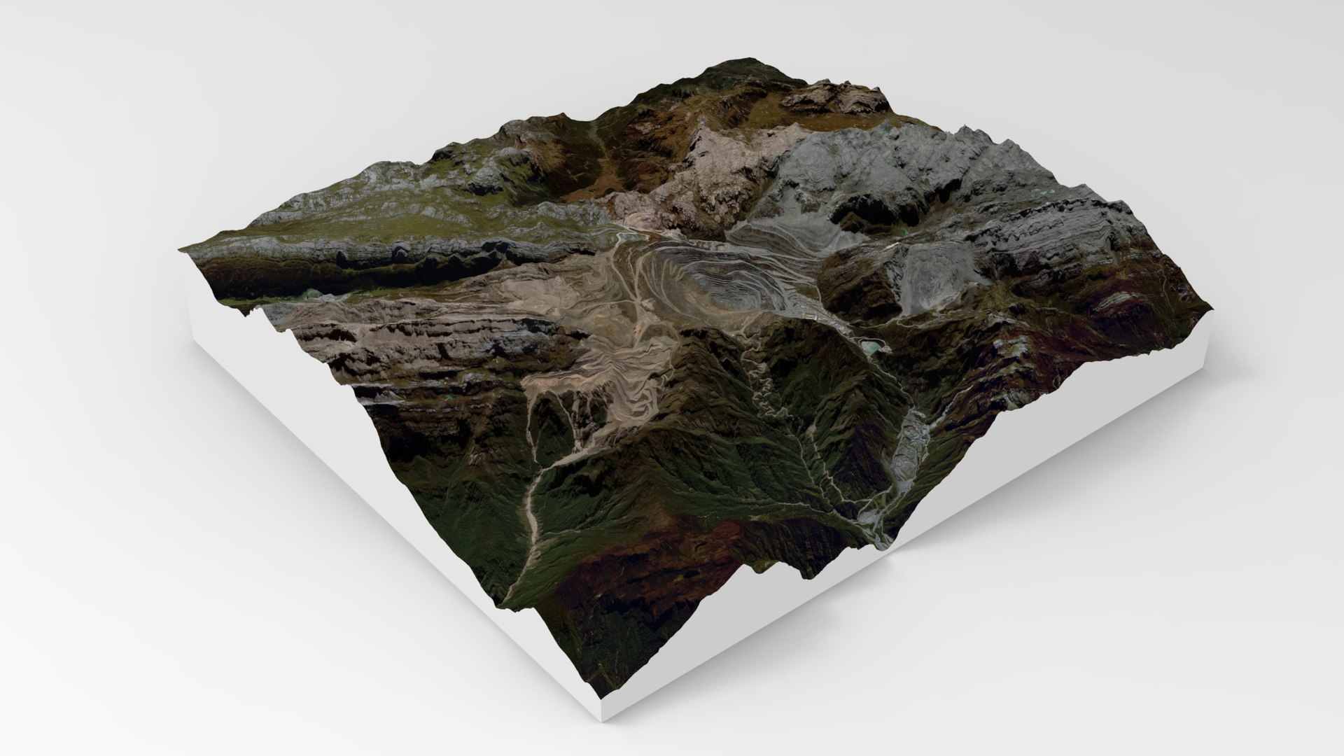 The Grasberg Gold Mine Central Papua Indonesia Model - TurboSquid 2118083