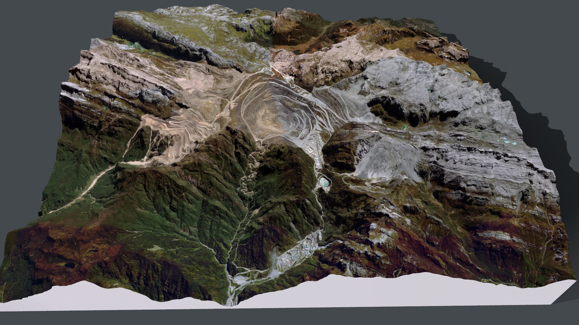 The Grasberg Gold Mine Central Papua Indonesia Model Turbosquid 2118083