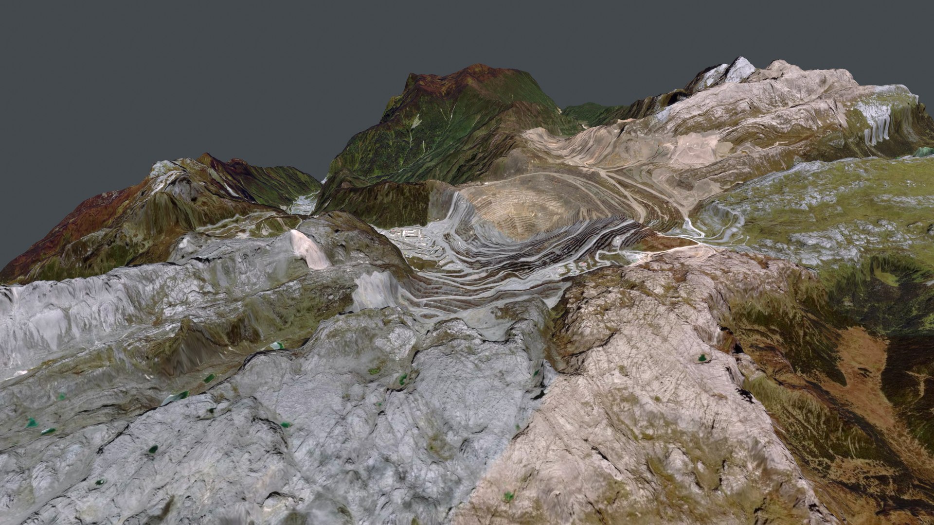 The Grasberg Gold Mine Central Papua Indonesia Model - TurboSquid 2118083