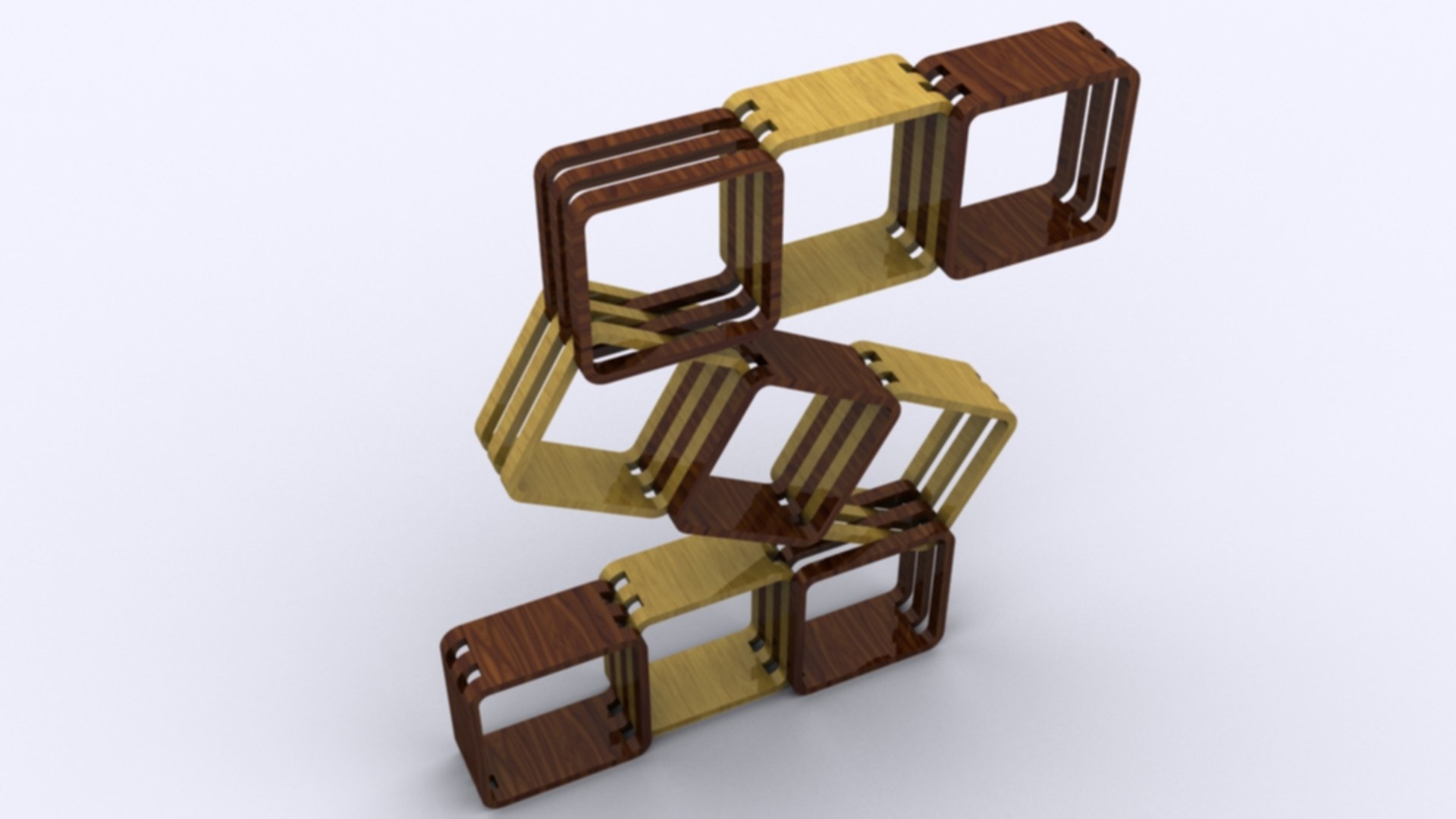 Free 3ds Model M Design Bookshelf Z