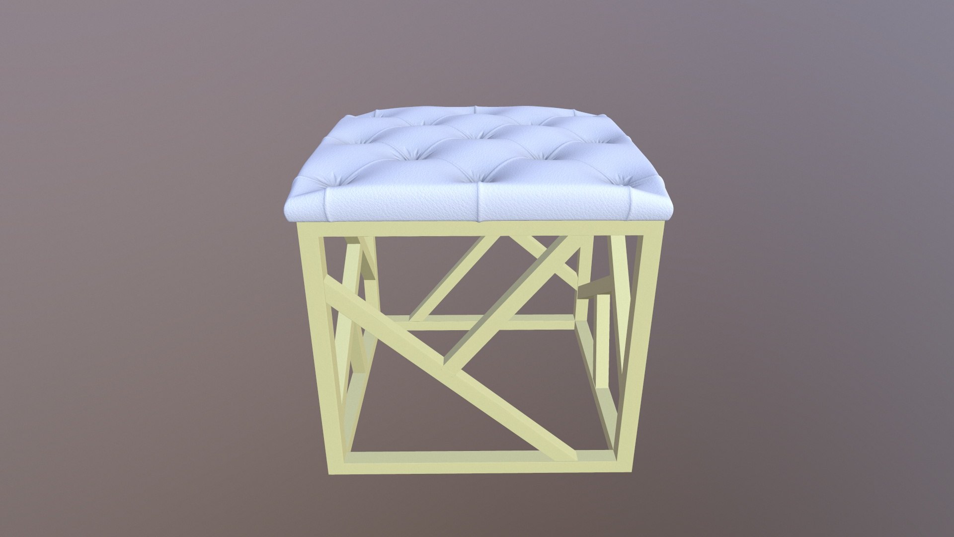 3D Modern Tufted Bench Model - TurboSquid 2081680