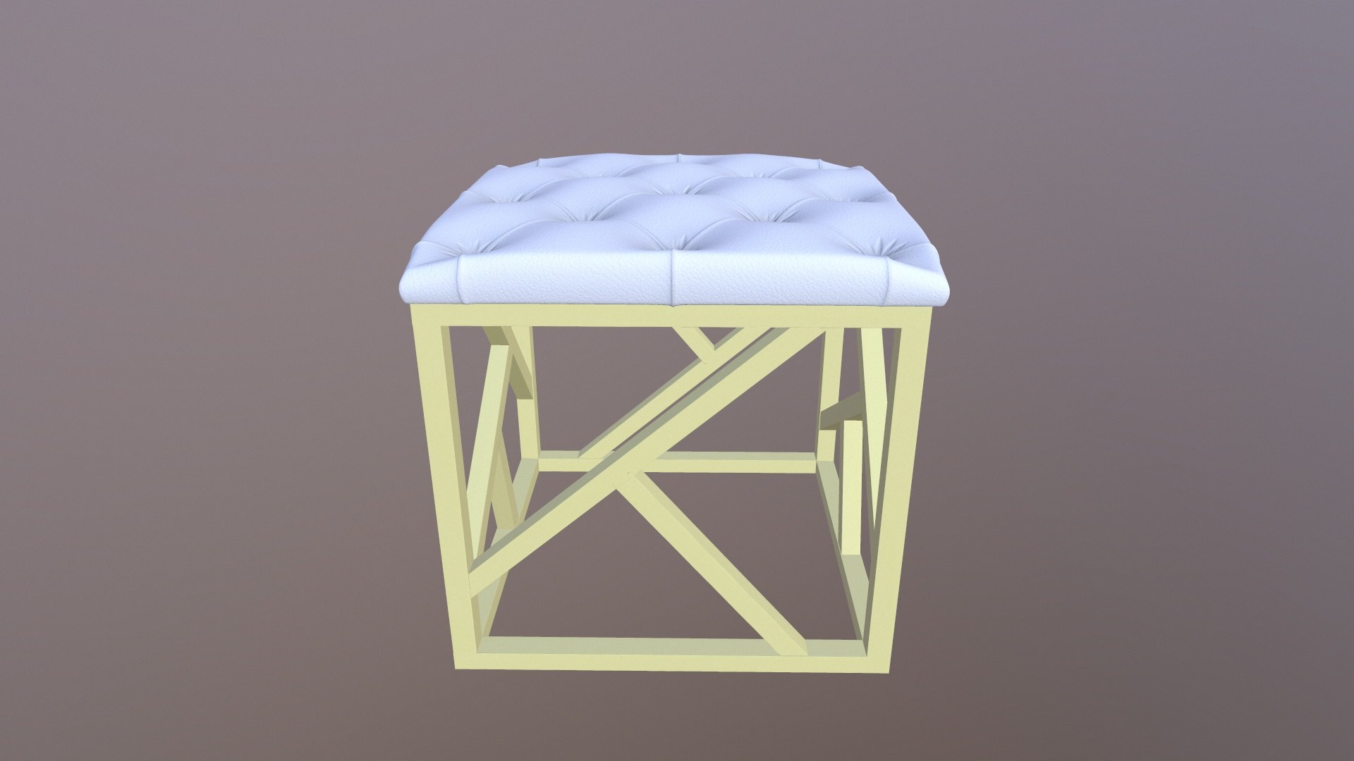 3D Modern Tufted Bench Model - TurboSquid 2081680