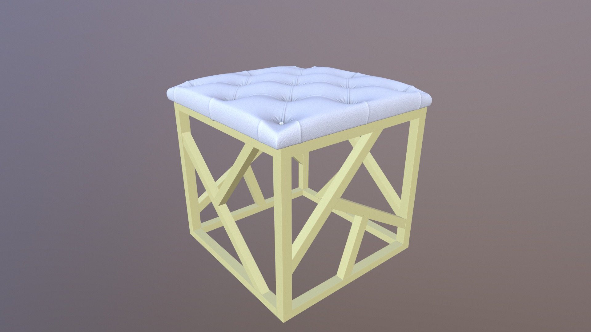 3D Modern Tufted Bench Model - TurboSquid 2081680