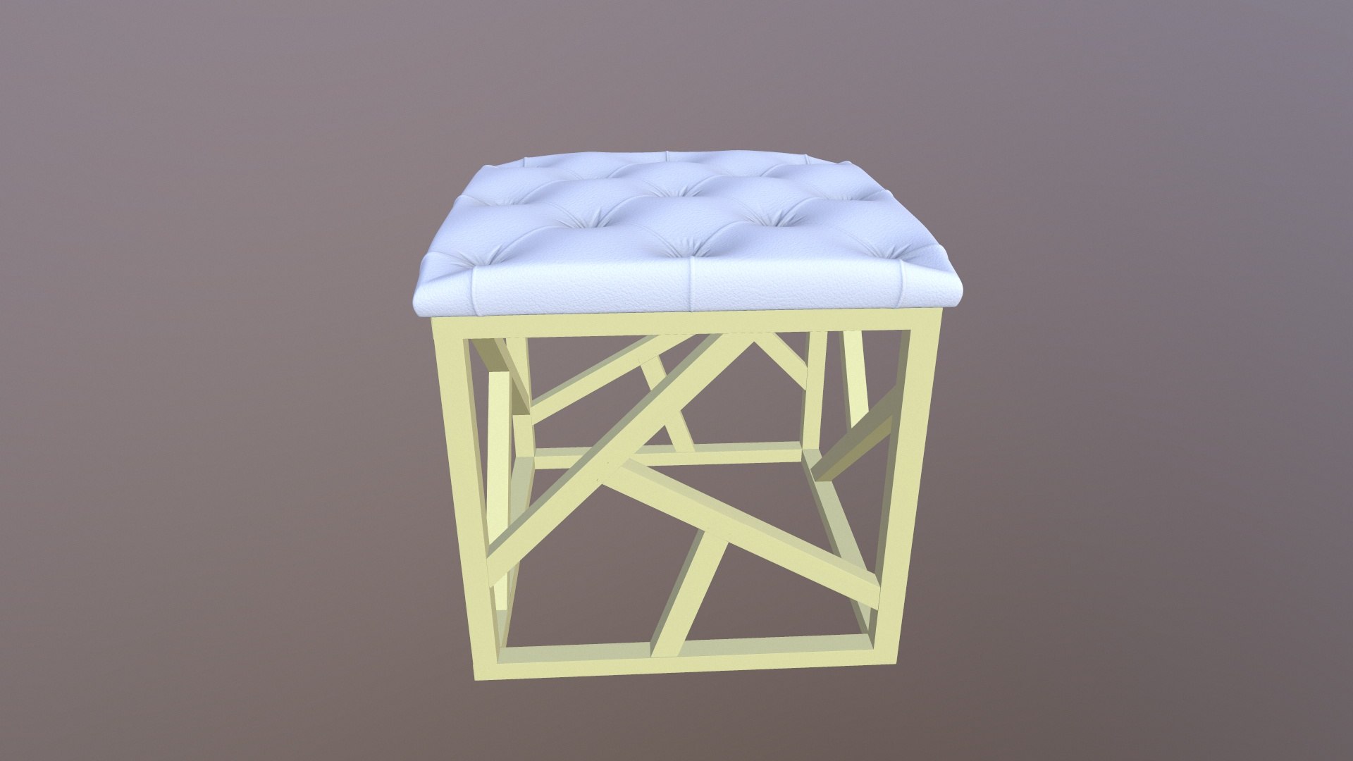 3D Modern Tufted Bench Model - TurboSquid 2081680