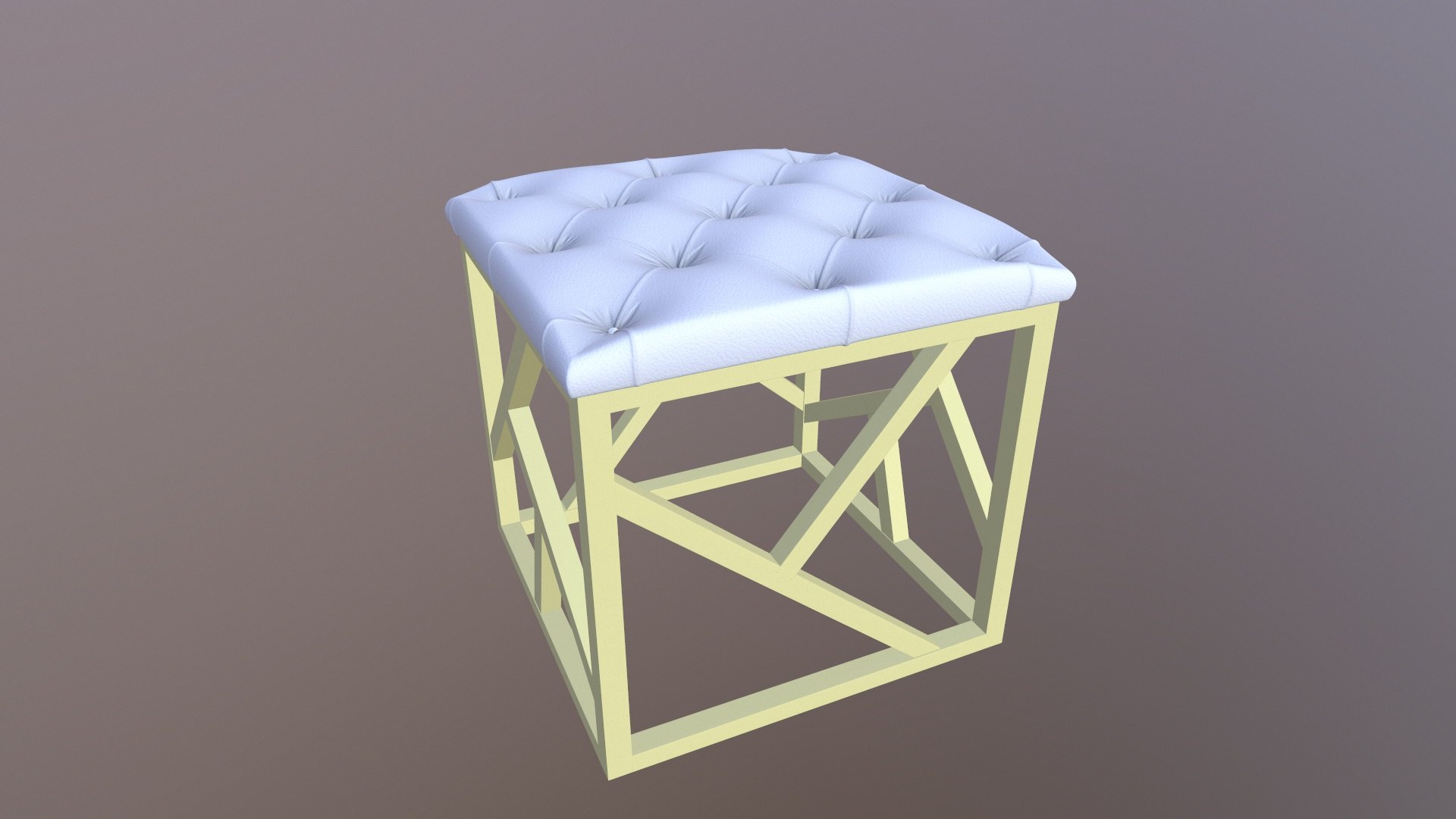 3D Modern Tufted Bench Model - TurboSquid 2081680