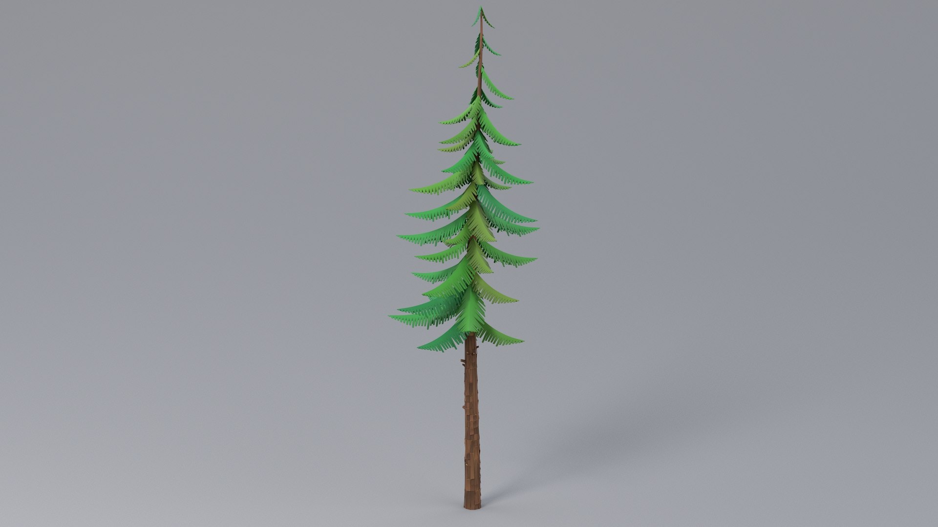 3D Cartoon Pine 02 Model - TurboSquid 1949182