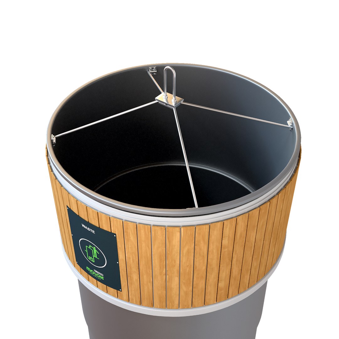 Molok Animated Recycling Garbage Container Transformer 3D Model ...