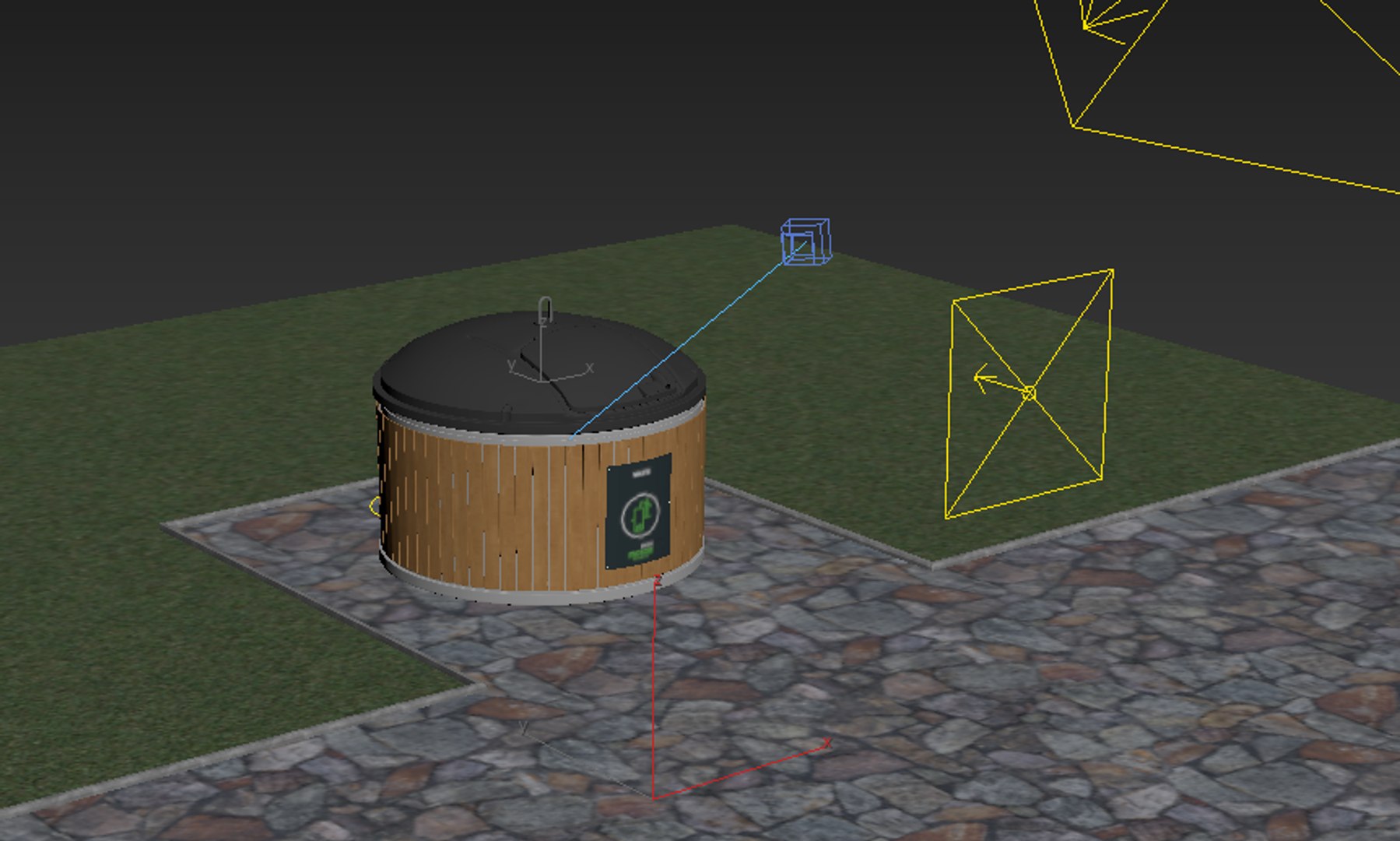 Molok Animated Recycling Garbage Container Transformer 3D Model ...