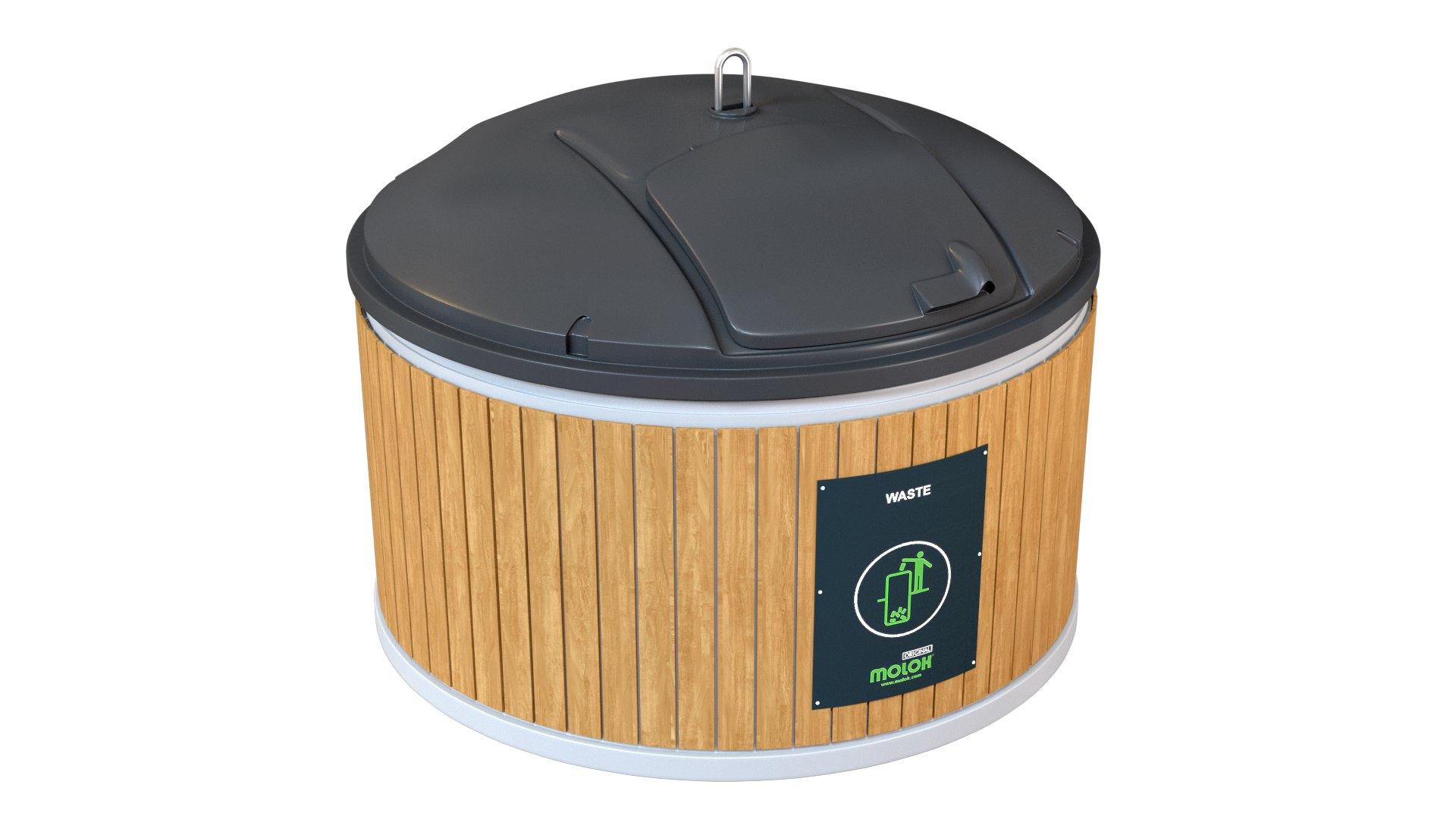 Molok Animated Recycling Garbage Container Transformer 3D Model ...