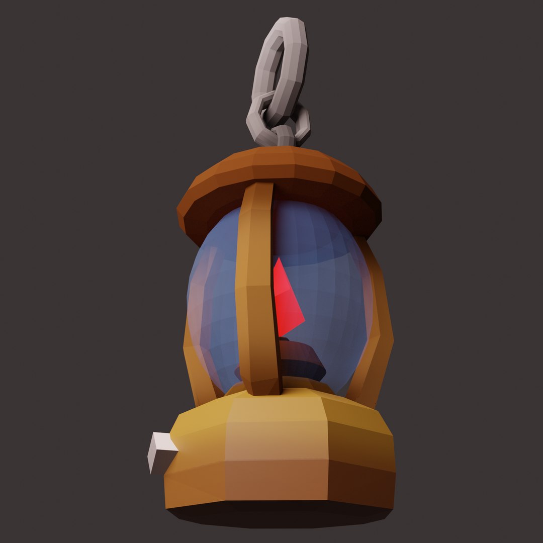 3D Lowpoly lantern - TurboSquid 1857882