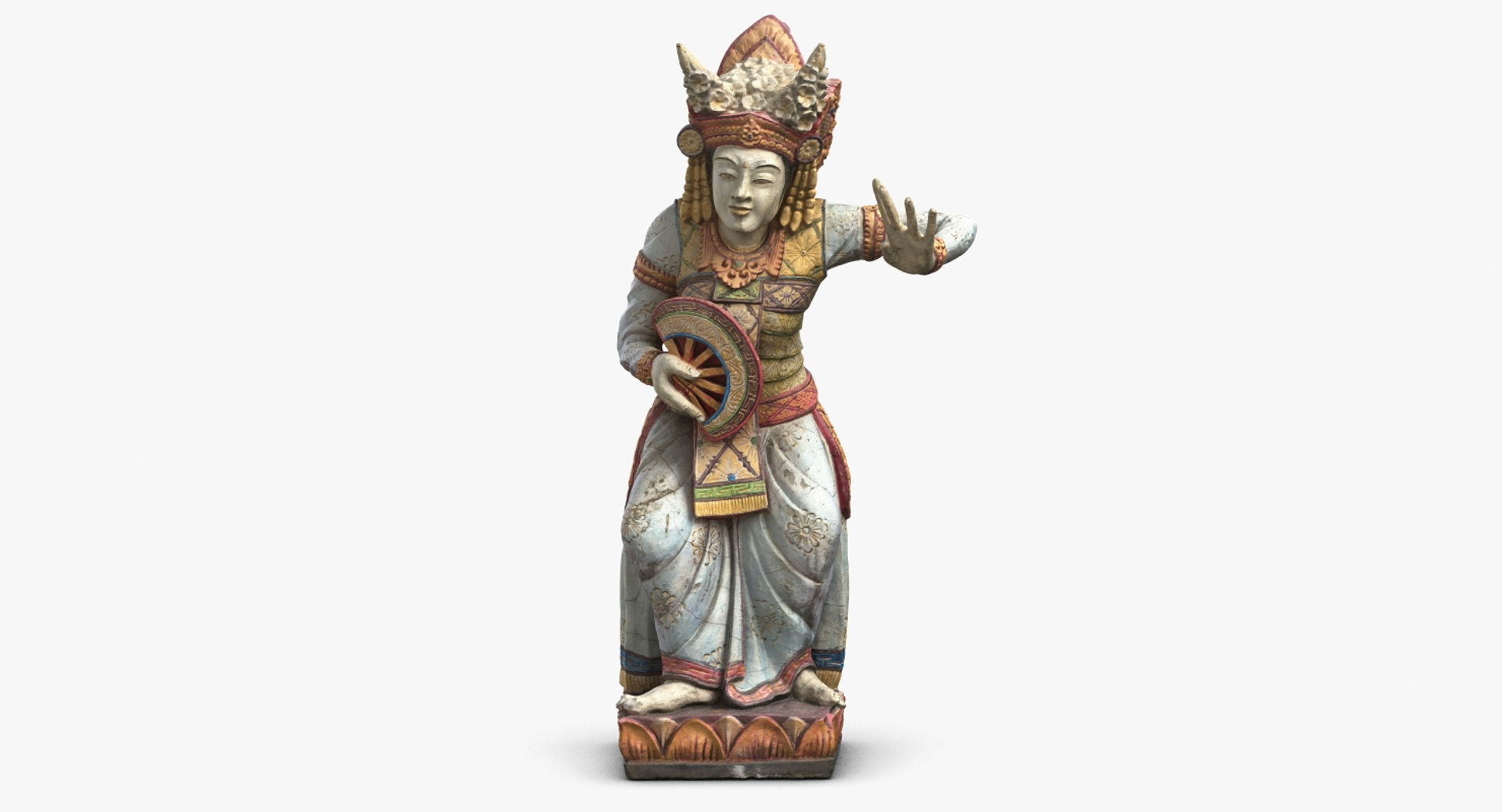3d Statue Bali Dancer 1
