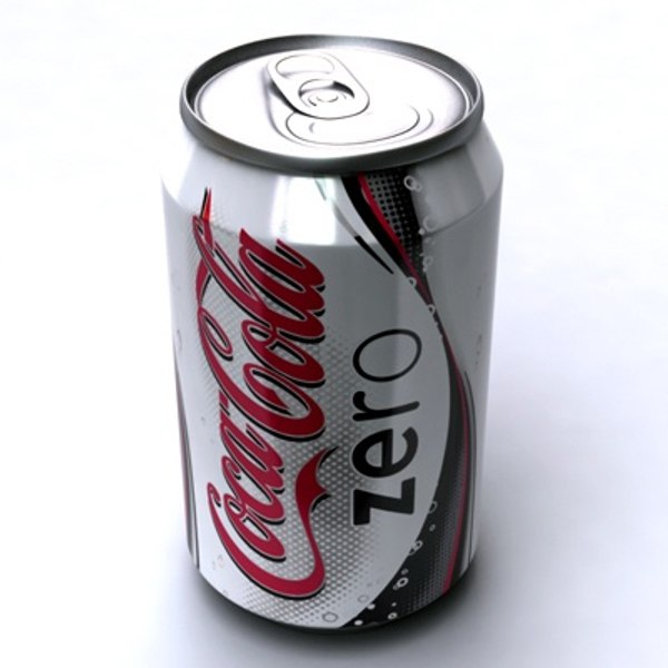 coca cola coke cans c4d