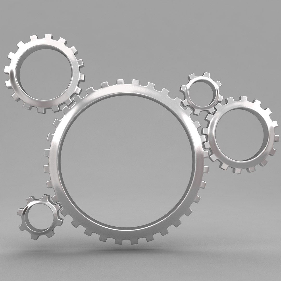 Maya Mechanical Machine Gears
