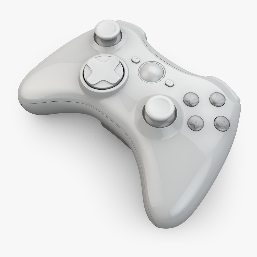 3d Model Xbox 360 Controller