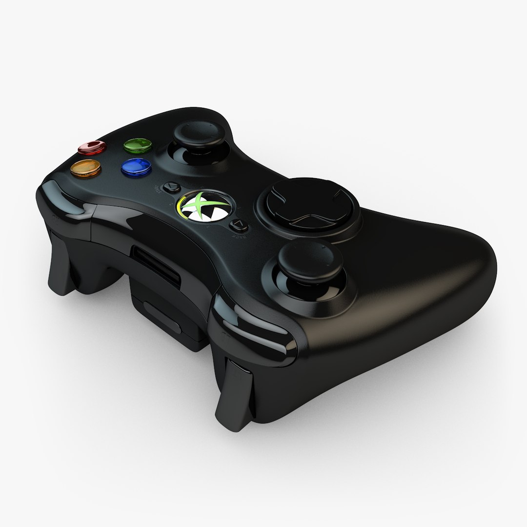 3d Model Xbox 360 Controller