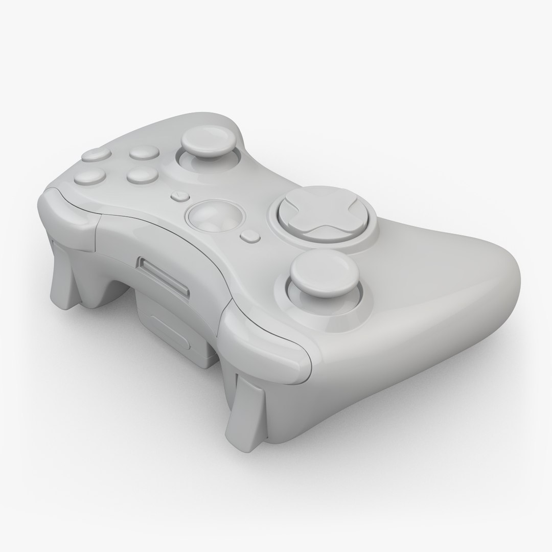 3d Model Xbox 360 Controller