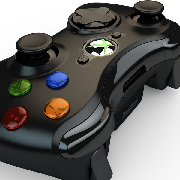 3d model xbox 360 controller