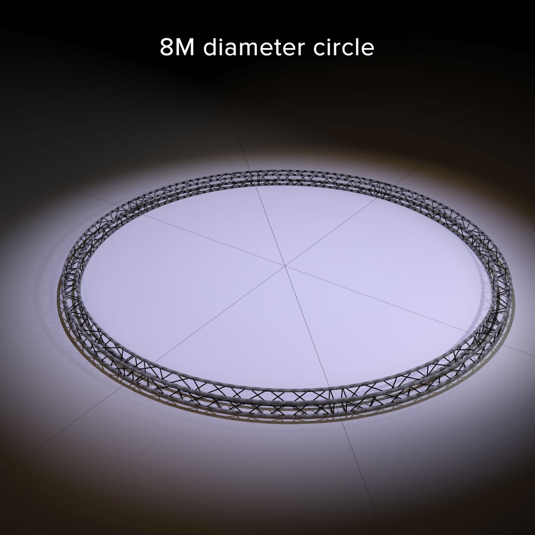 H30 290 8m Truss 3D Model - TurboSquid 1581850
