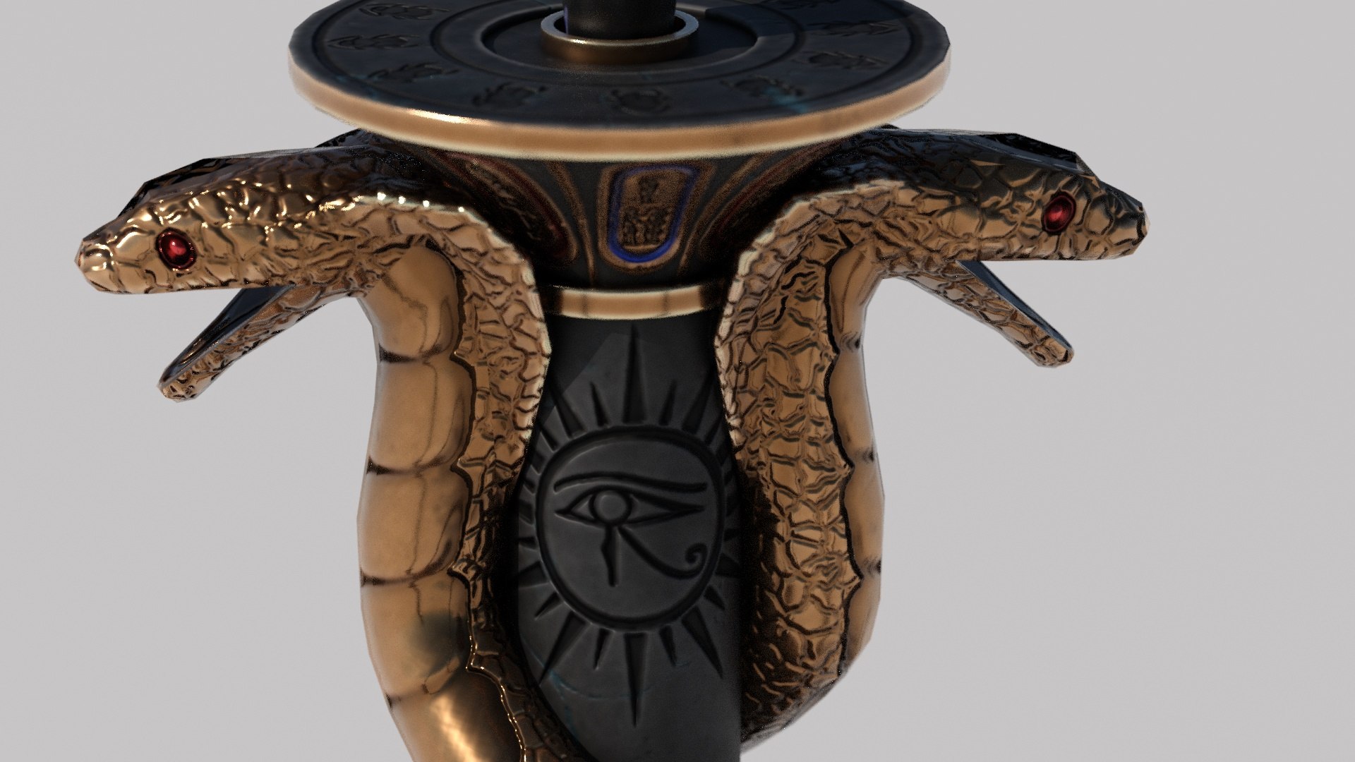 3D model OB 02 Egyptian Necromancer Kit - 01 - Candles and Holders ...