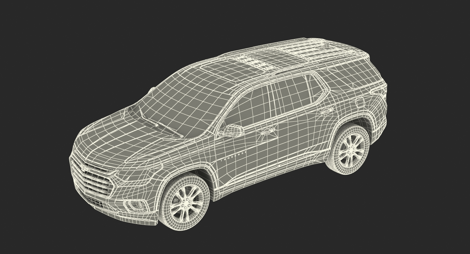 Chevrolet Traverse Suv 2018 3D Model - TurboSquid 1292817