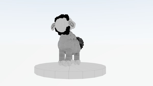 Alpaca Lama 3D-Modell Manipuliertes und animiertes 3D-Modell 3D-Modell ...