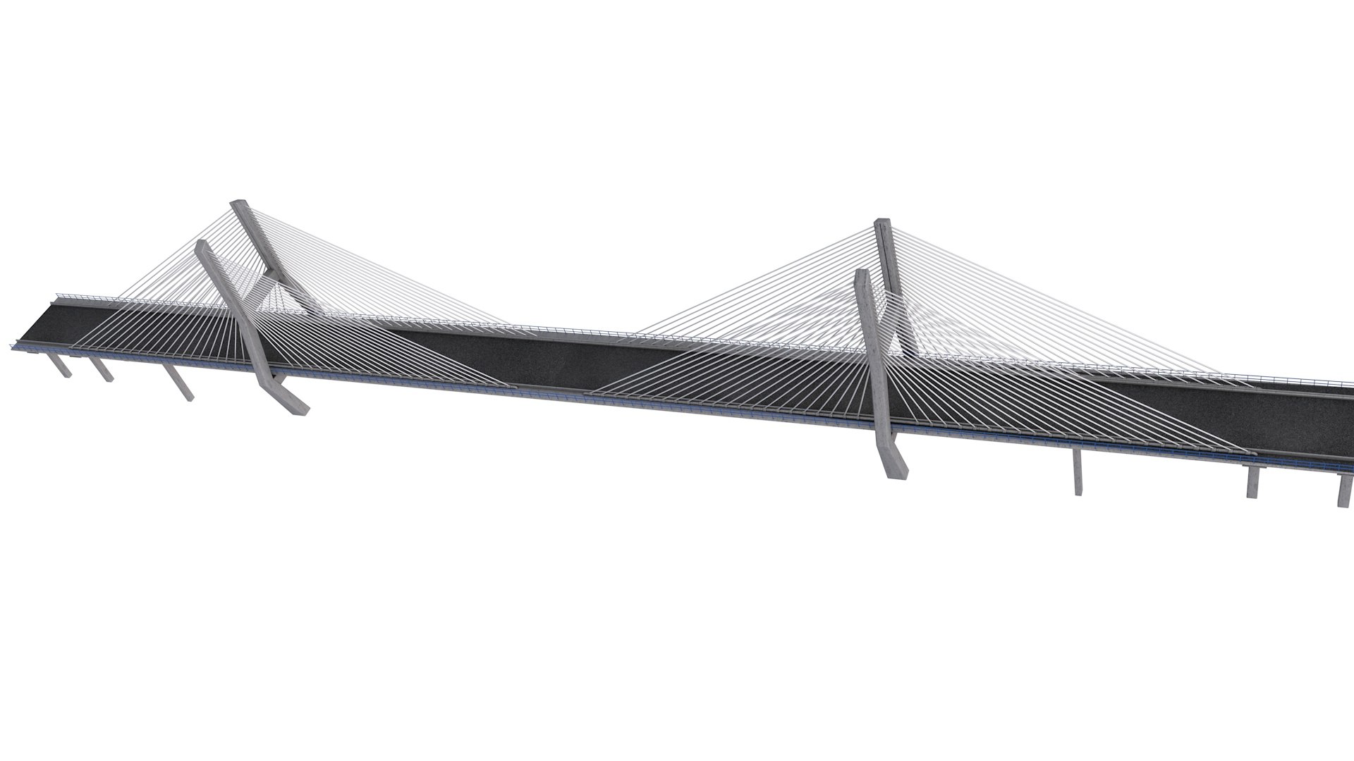 3D Nanpu Bridge - TurboSquid 2072369