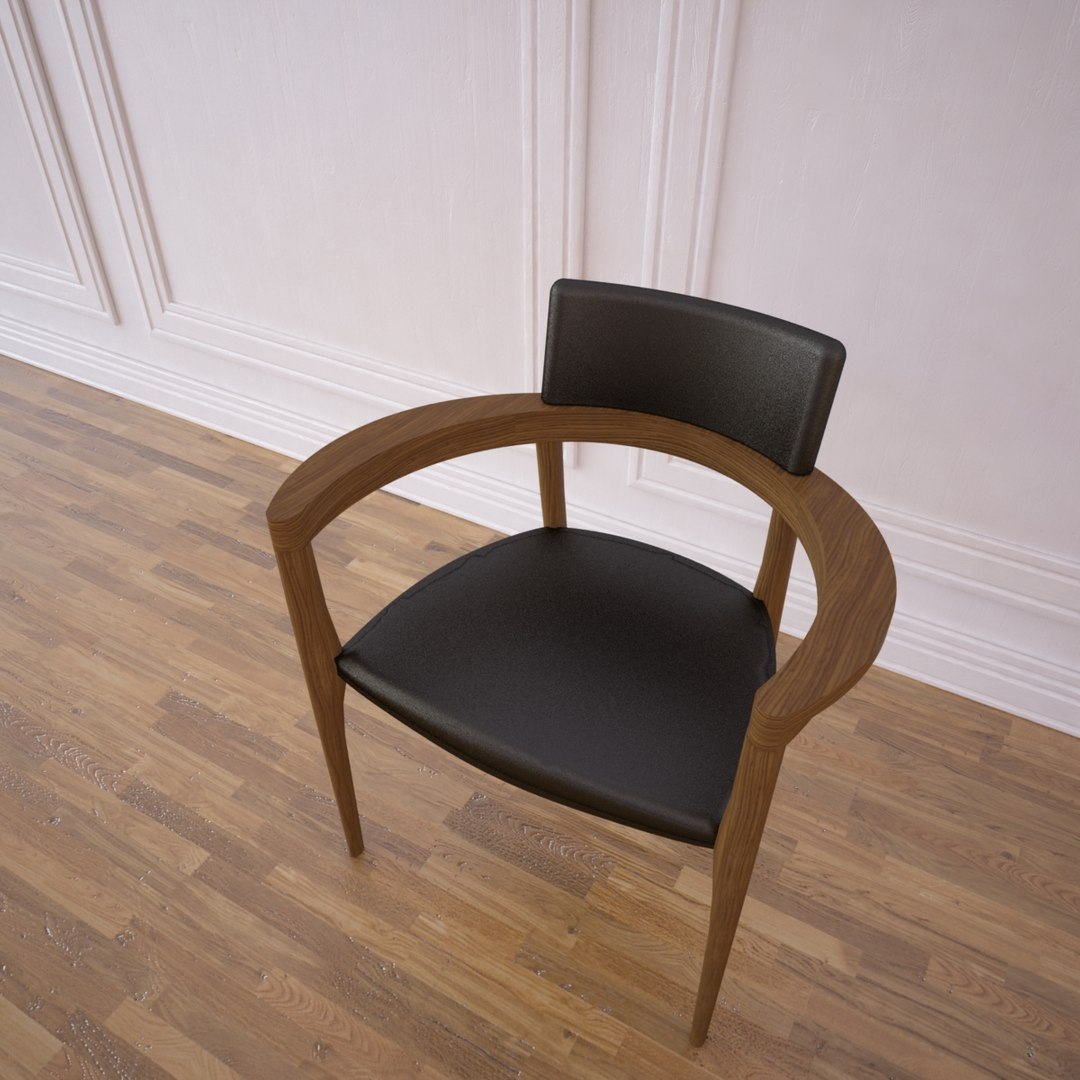 3d model of finezza dining chair
