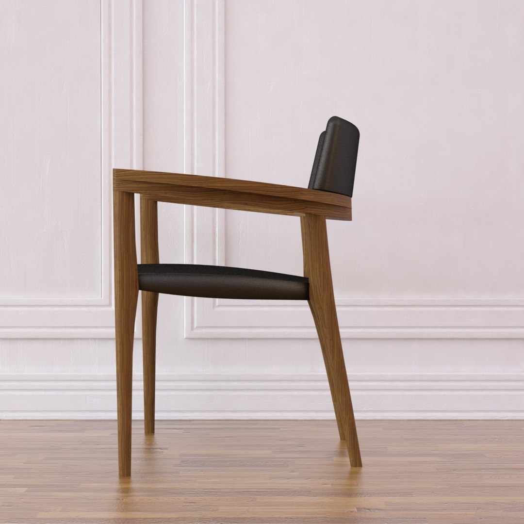 3d model of finezza dining chair
