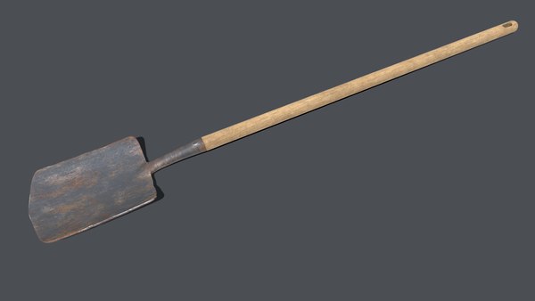 modelo 3d Pala vieja PBR de baja poli gratis - TurboSquid 2249218