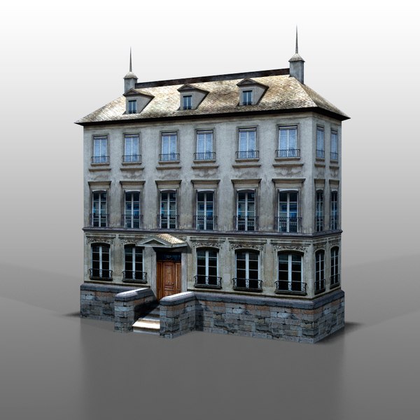 3d model house french