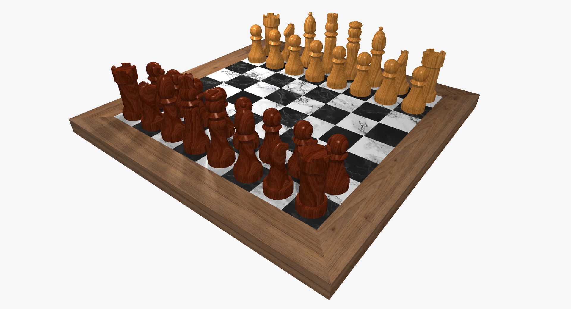 3D Model Simple Chess - TurboSquid 1874934