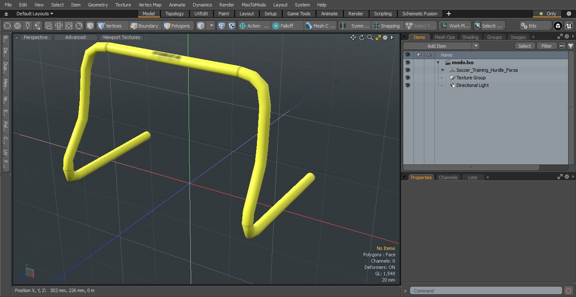 3D Soccer Training Hurdle Forza - TurboSquid 1964618