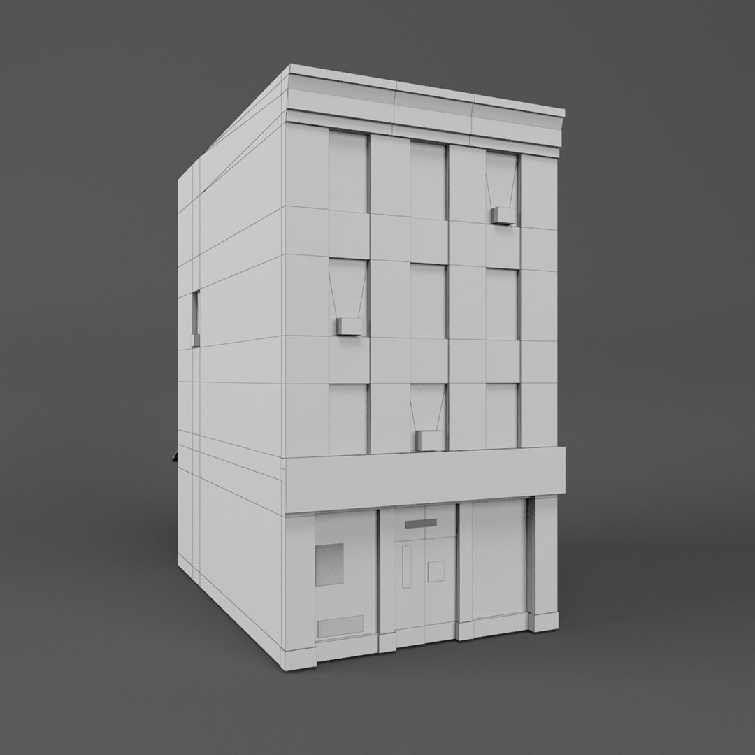 3D Ready 7 Apartment Buildings Model - TurboSquid 1232343