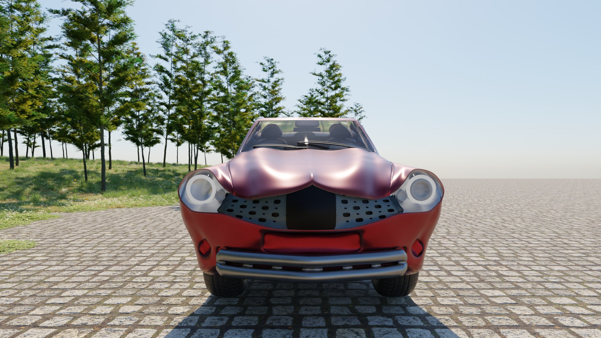 SUV Based On ML 63 AMG With 1950s Style Model - TurboSquid 2068642