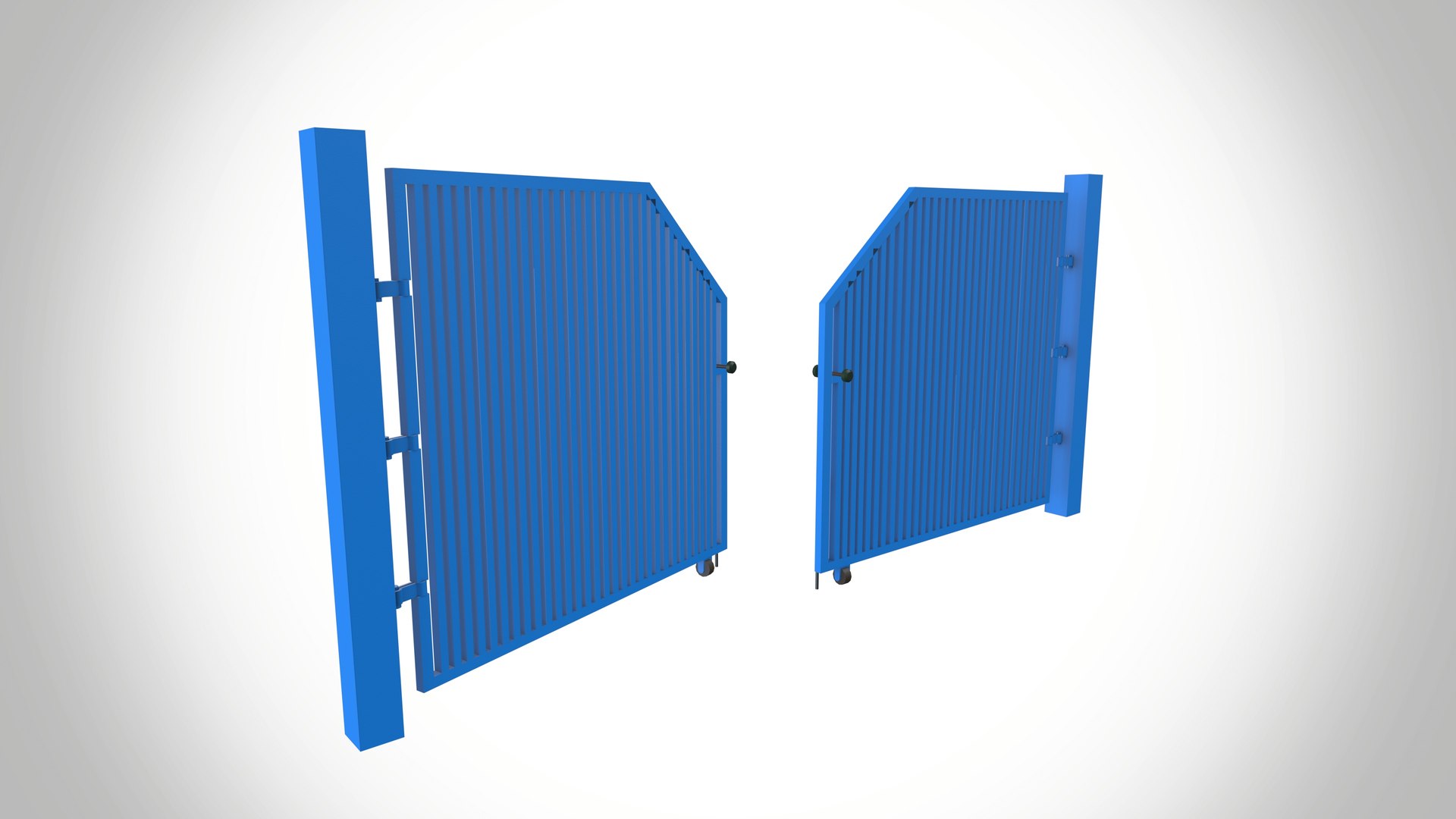 Industrial Main Gate - TurboSquid 2268830