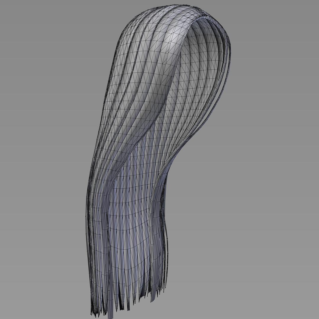 Hair hairstyle 3D model - TurboSquid 1650417