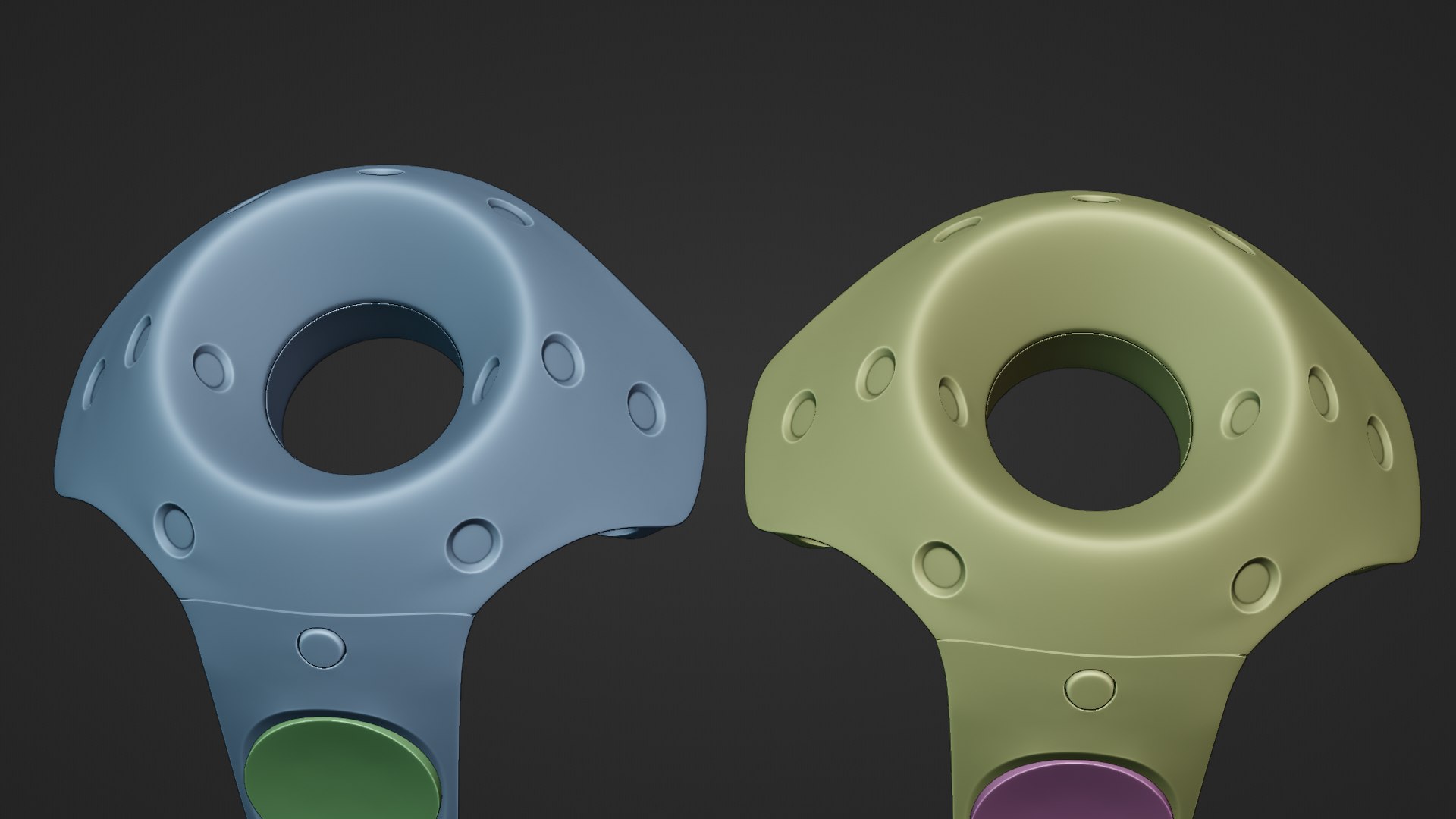 3D HTC VIVE VR CONTROLLERS - TurboSquid 2108357