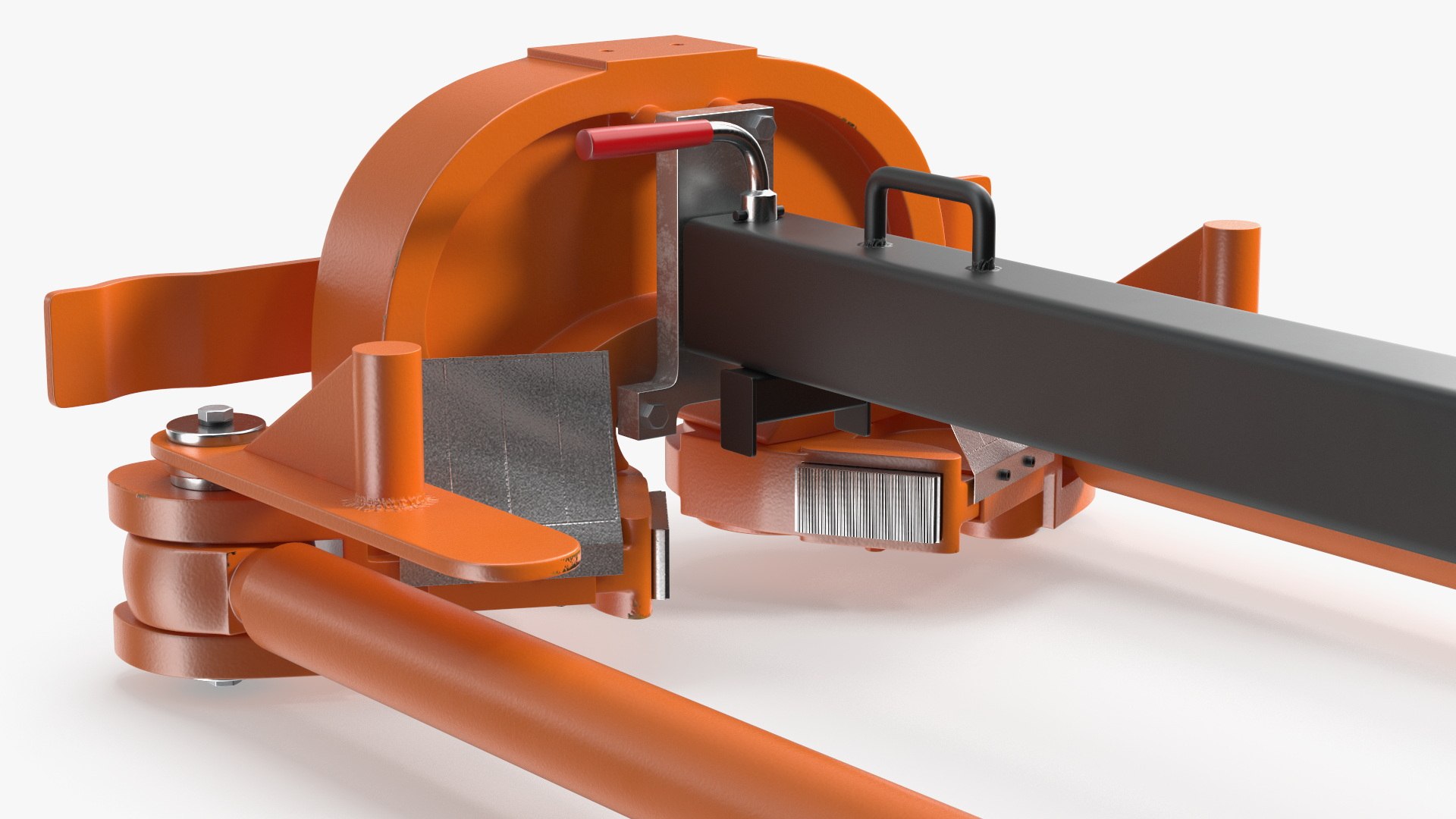 3D Hydraulic Rail Puller Mounted On Track - TurboSquid 2411158