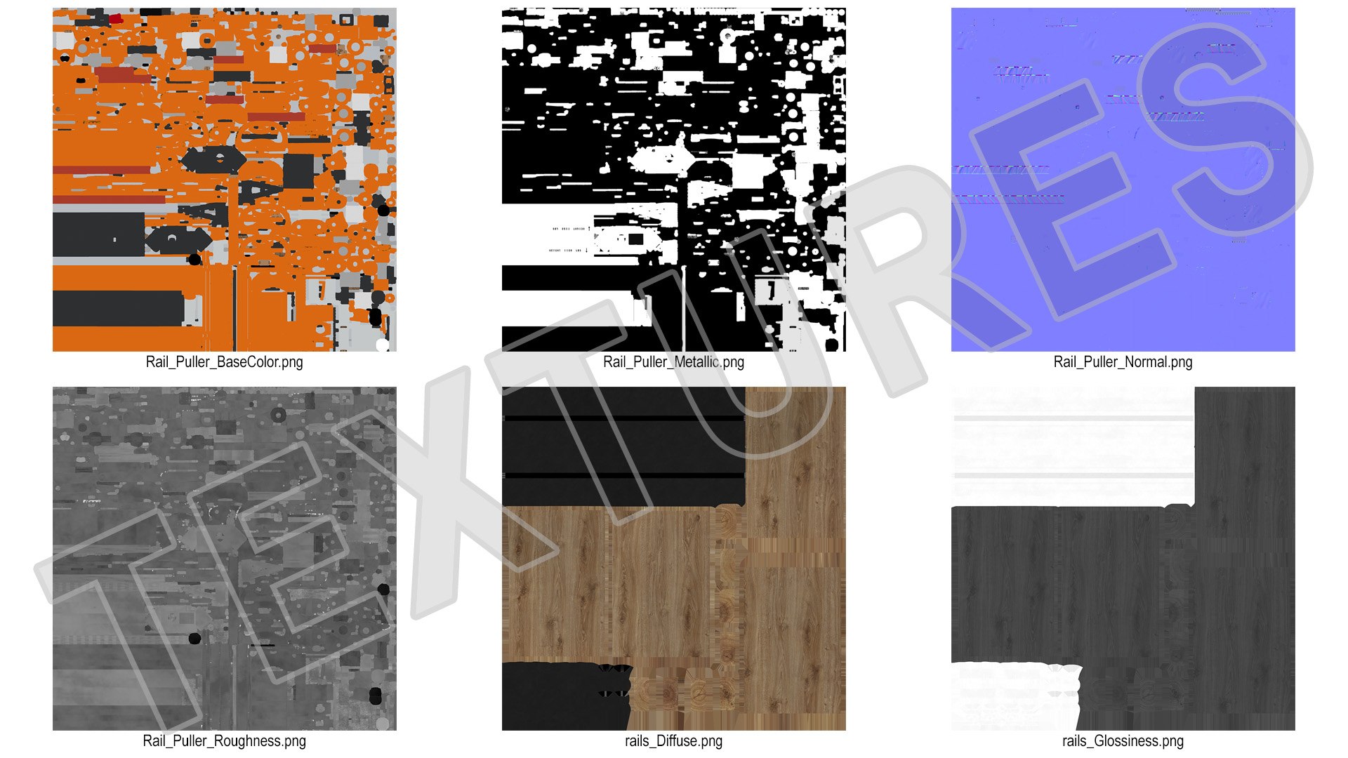 3D Hydraulic Rail Puller Mounted On Track - TurboSquid 2411158