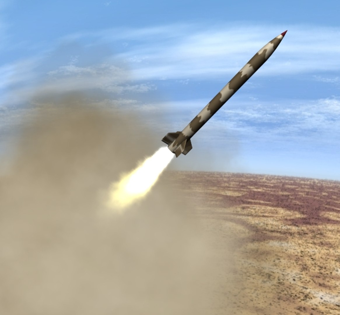 Iranian Artillery Zelzal 1 3d 3ds