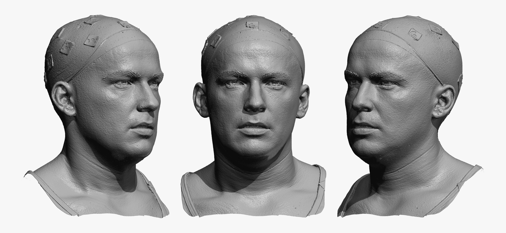 Marcus human head pose model - TurboSquid 1604057