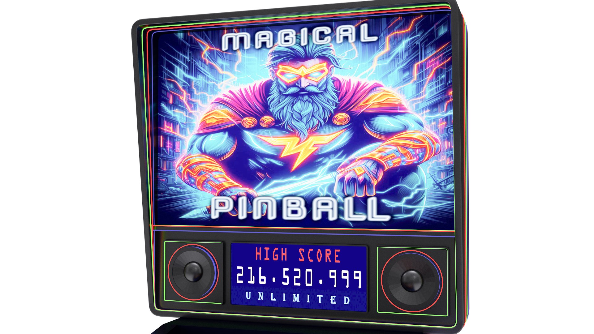 3D Arcade Game Pinball Machine - TurboSquid 2216451