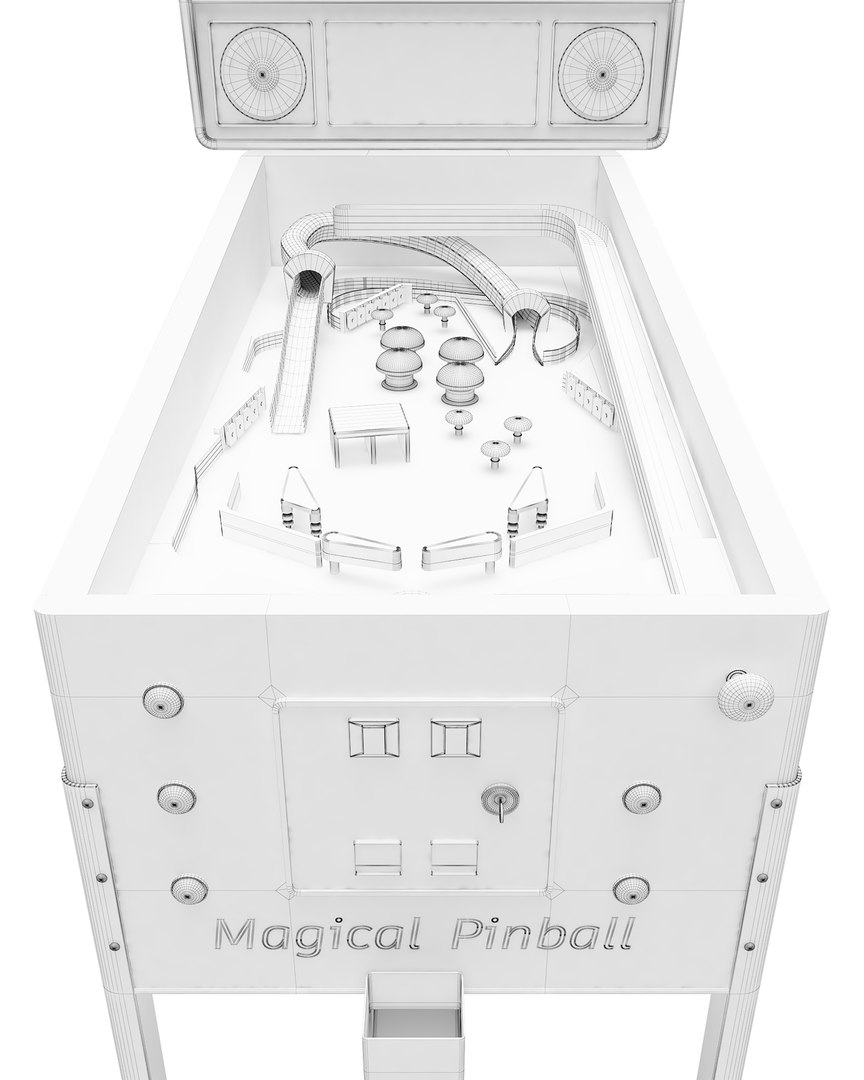 3D Arcade Game Pinball Machine - TurboSquid 2216451