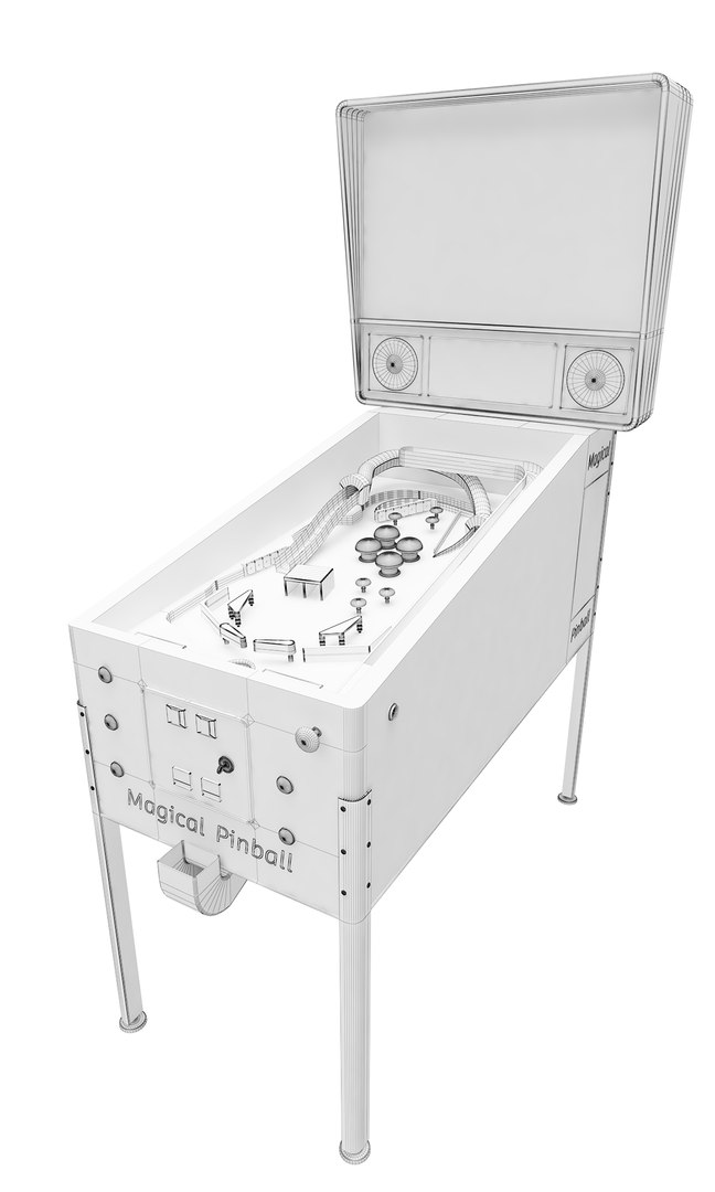 3D Arcade Game Pinball Machine - TurboSquid 2216451