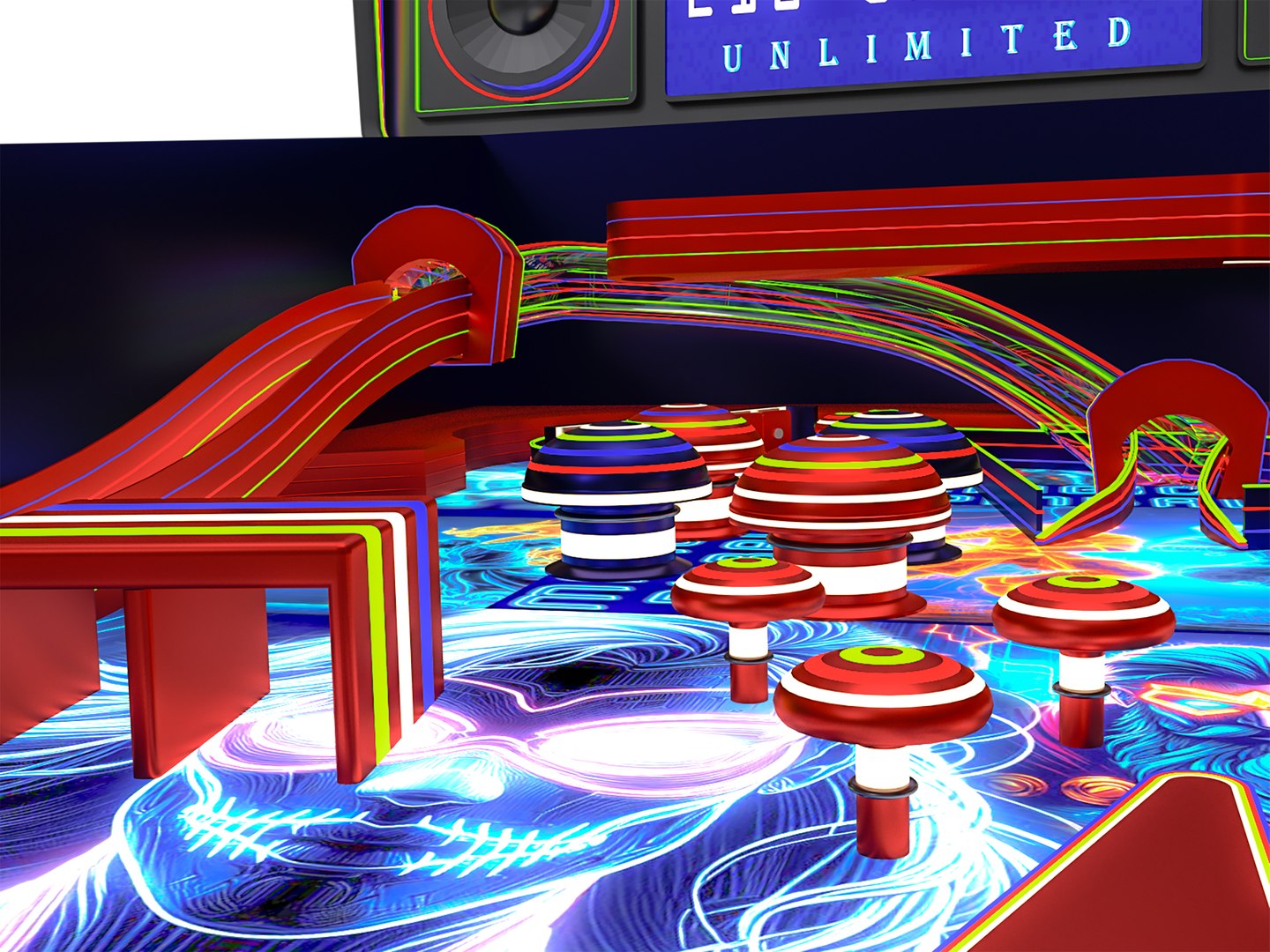 3D Arcade Game Pinball Machine - TurboSquid 2216451