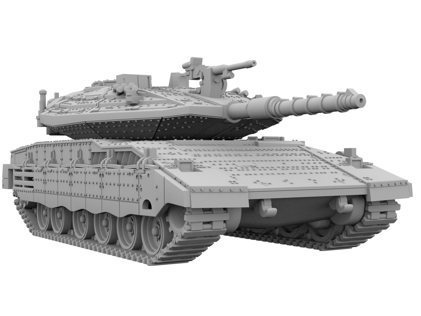 3D Model Merkava Mk4 Tank - TurboSquid 1312055