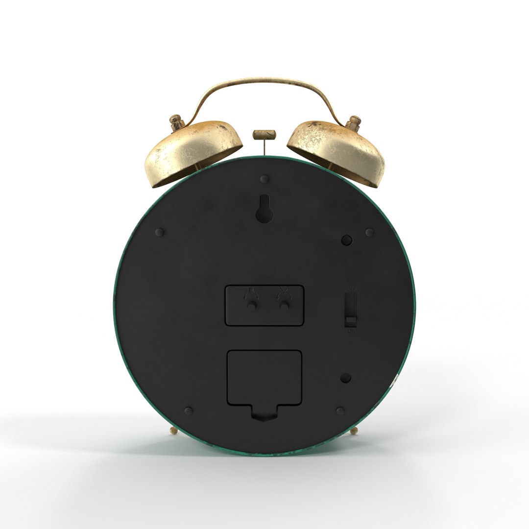 3D Vintage alarm clock - TurboSquid 2170788