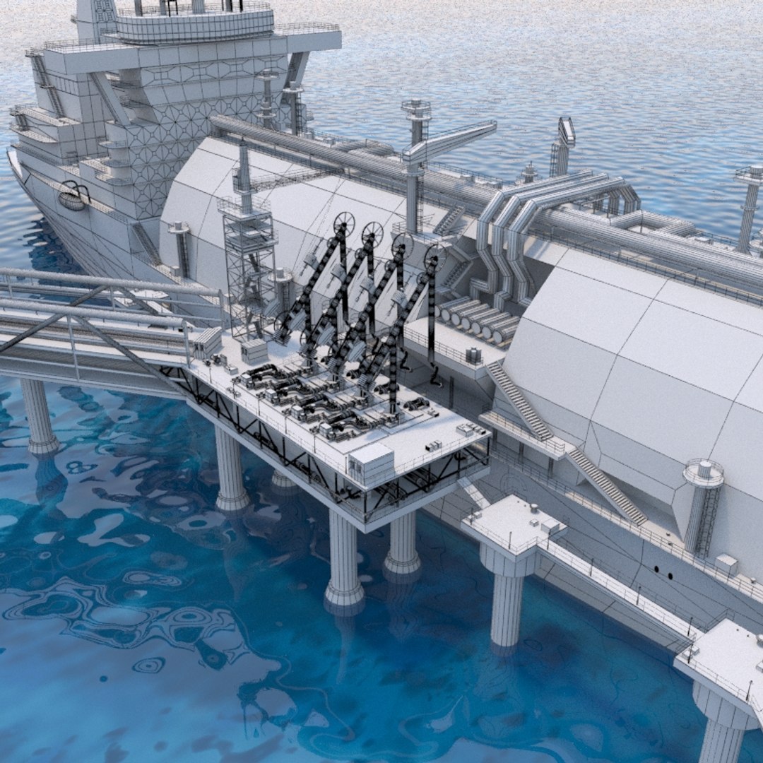 Mooring Tanker Ship Berth 3D - TurboSquid 1525918