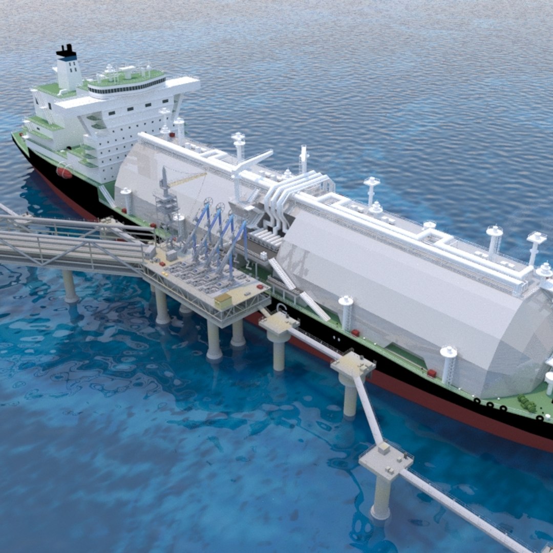 Mooring Tanker Ship Berth 3D - TurboSquid 1525918