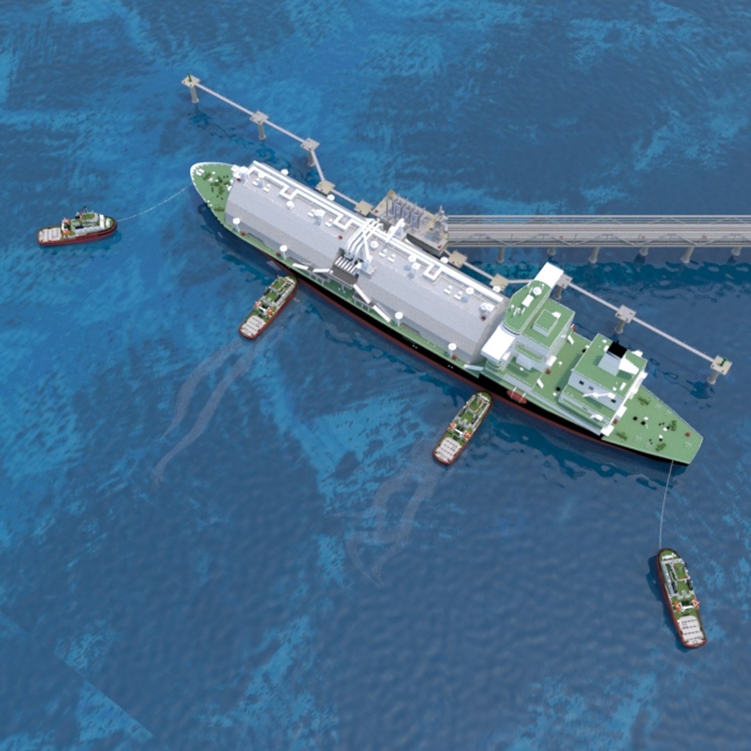 Mooring Tanker Ship Berth 3D - TurboSquid 1525918